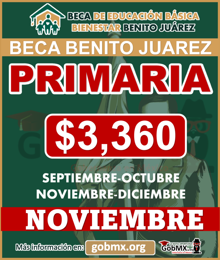 Depósitos Becas Benito Juárez Primaria ¡Próximo pago! 🥇 GobMX.org Depósitos Becas Benito Juárez Primaria ¡Próximo pago! 🥇 GobMX.org